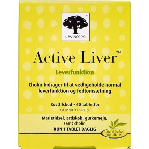 Active Liver 60 tabletter - New Nordic - New Nordic - Dansk Homøopatisk ...